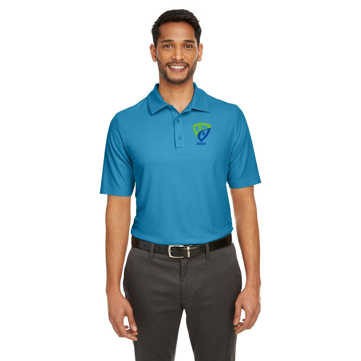 REES SCIENTIFIC LOGO CORE365 MEN'S FUSION CHROMASOFT PIQUE POLO – Rees ...